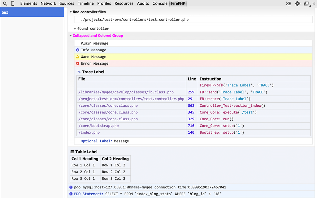 做了一个 FirePHP For Chrome 的插件 – 缺氧空间